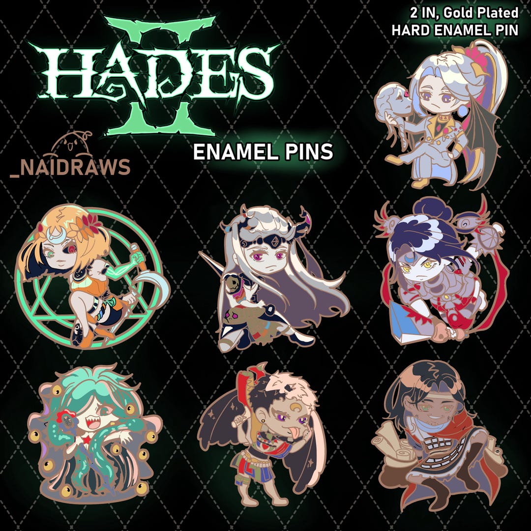 Hades 2 Enamel Pins - Etsy