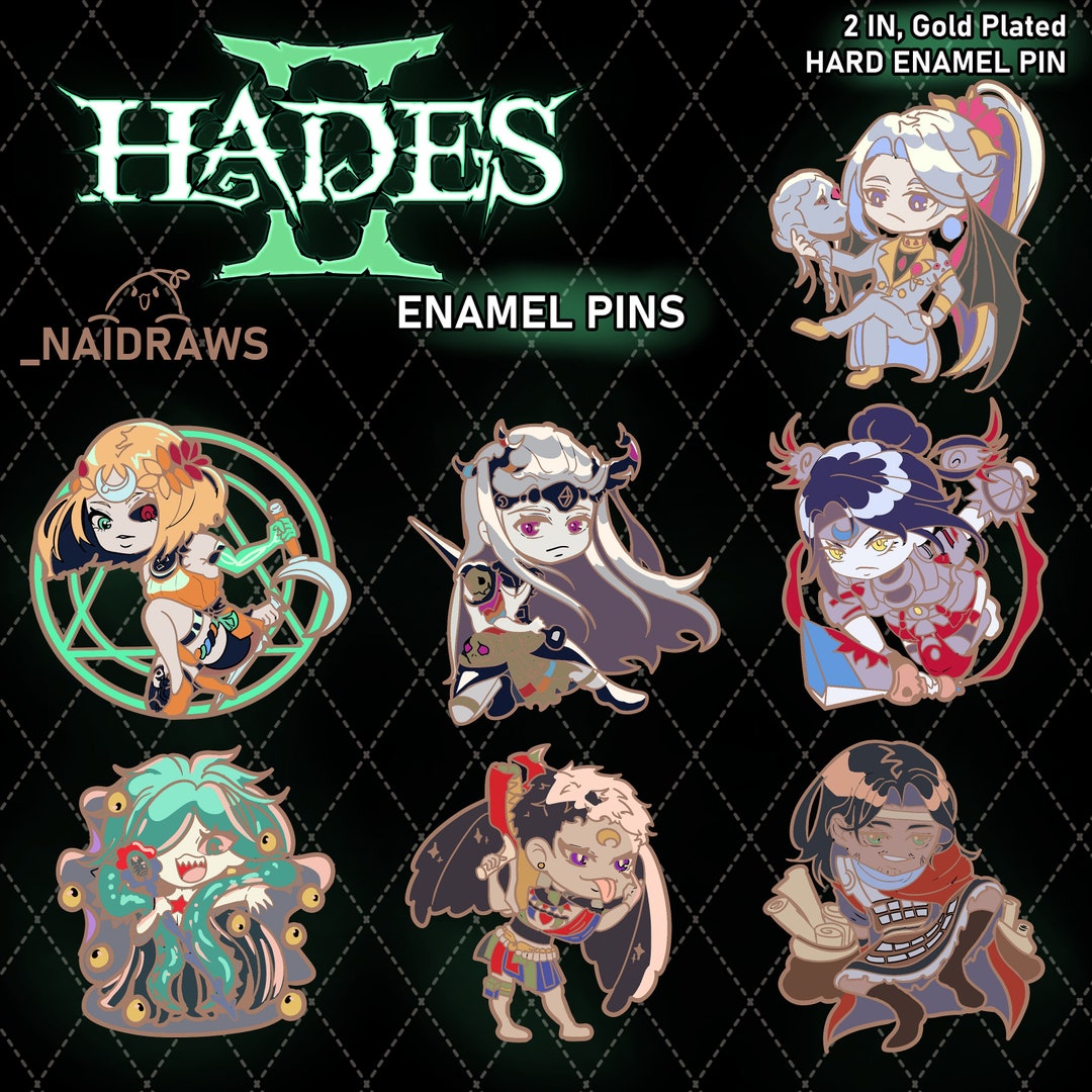 PRE-ORDER Hades 2 Enamel Pins Part 1 - Etsy UK
