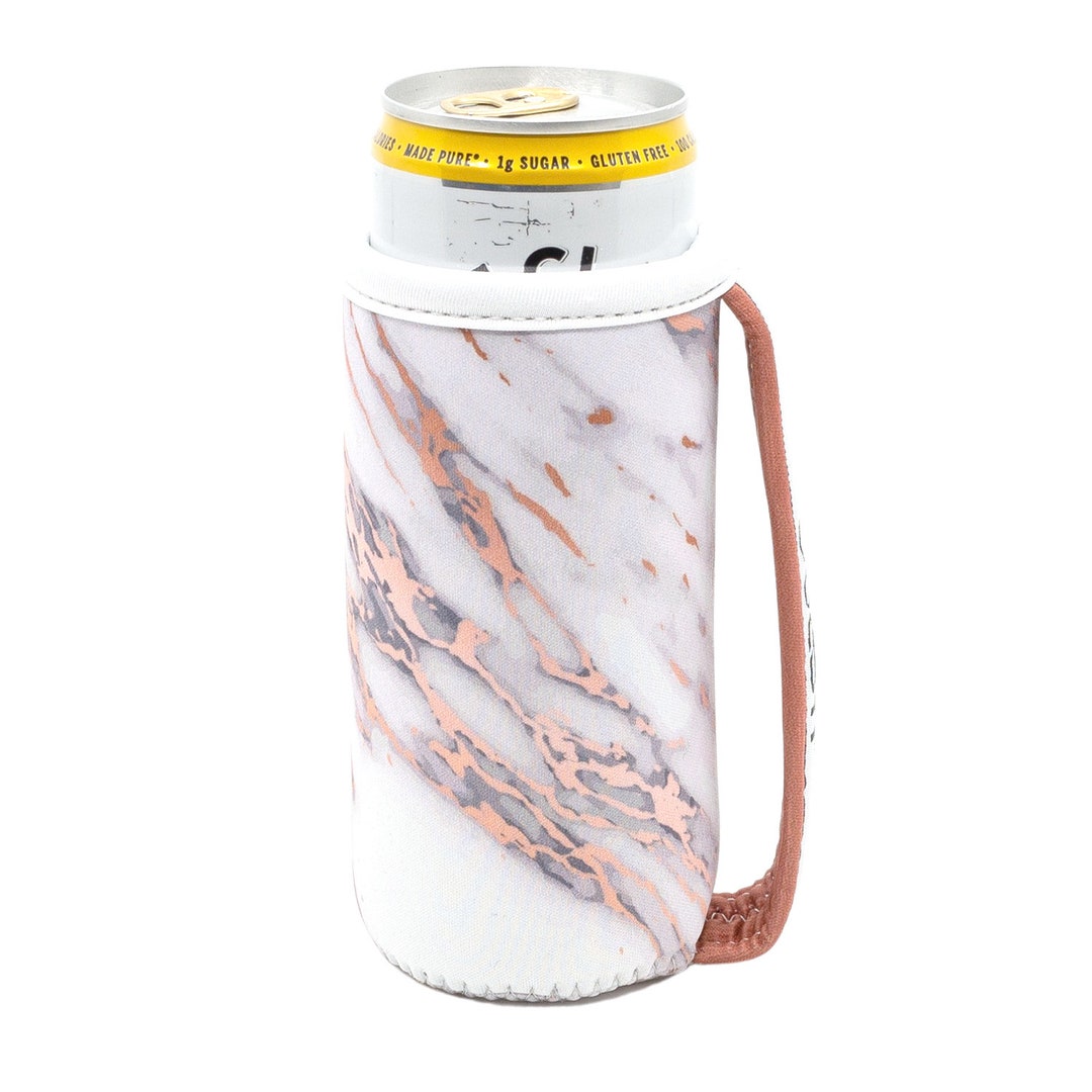 Rose Gold Can Cozy Pink Cozy slim Can With Handle can Insulators Soda ...