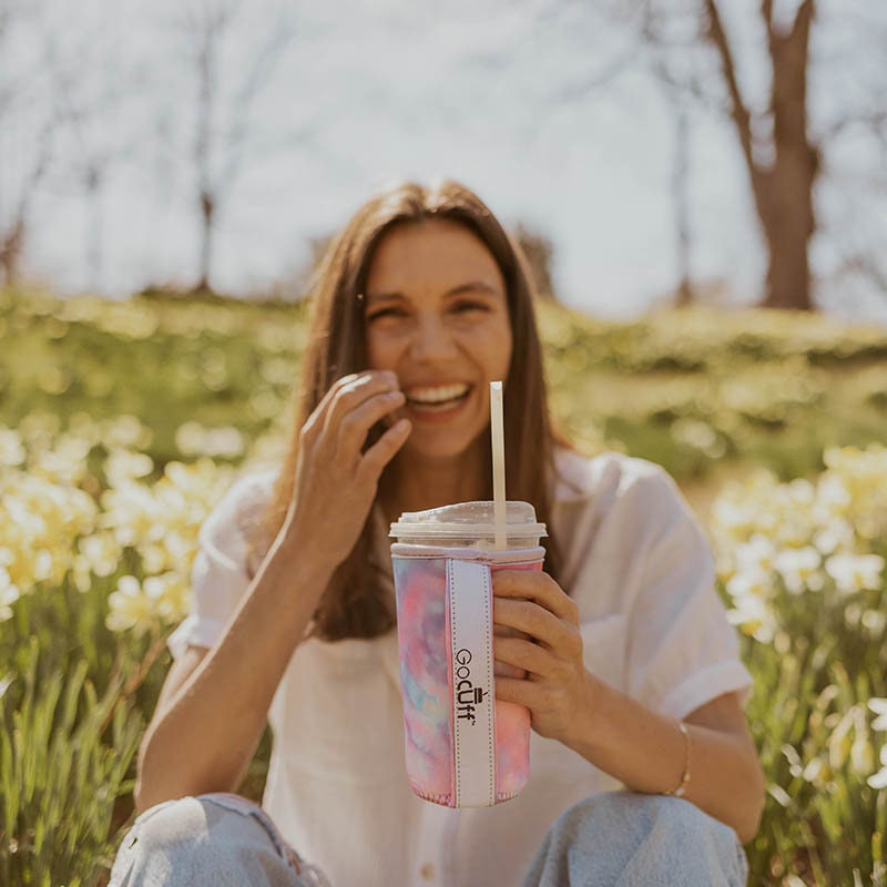 Eden Sky Cold Beverage Cozywhite Cozy large Cold Beverage With Handle ...