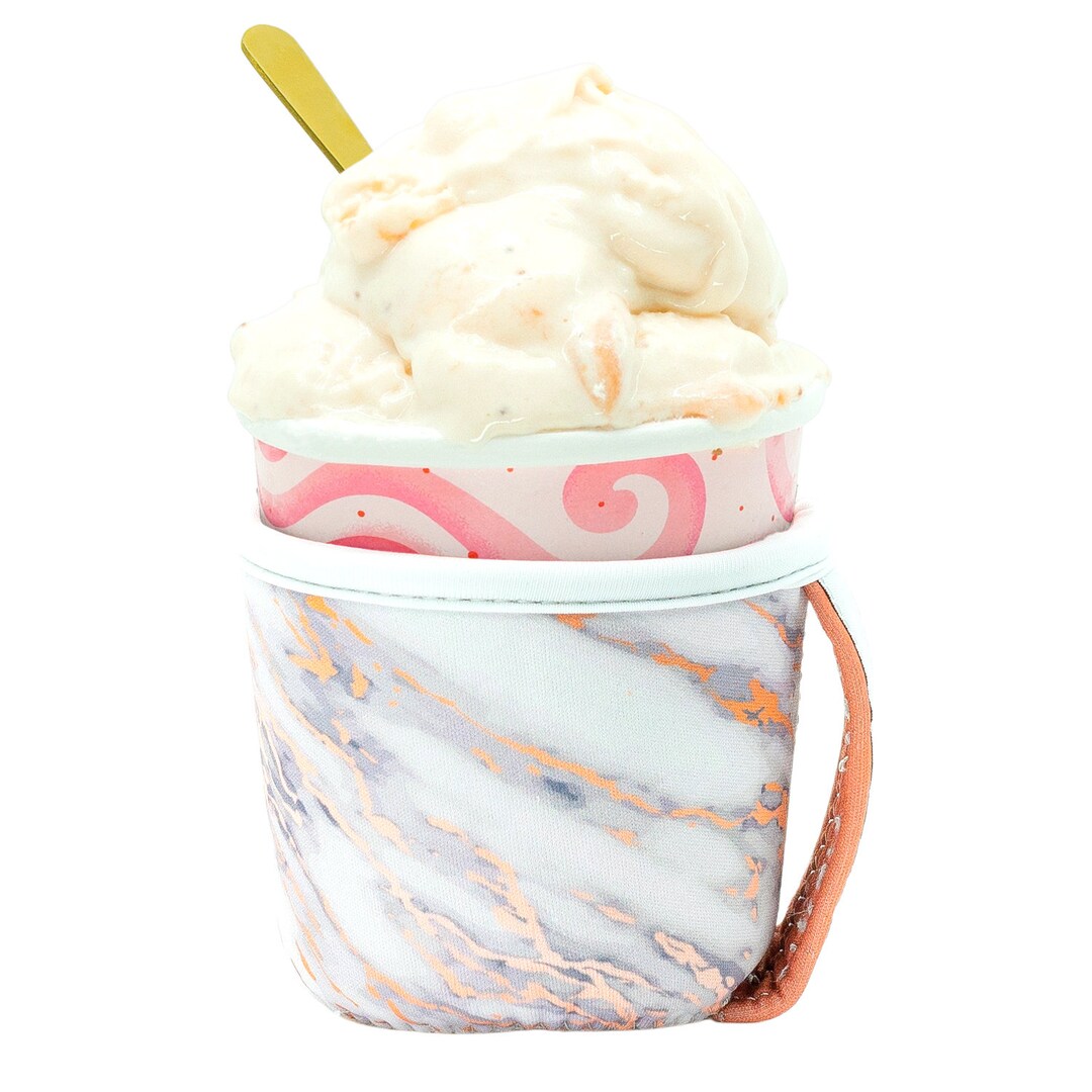 Pink Ice Cream Cozy| Pink Cozy | Ice Cream Sleeve With Handle | Ice ...
