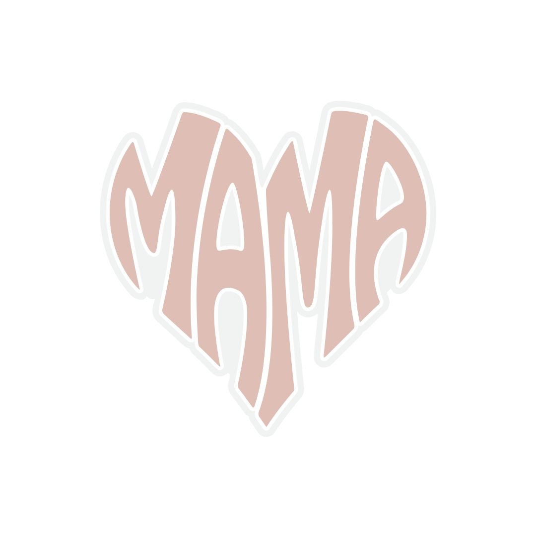 Mama Heart PNG - Etsy