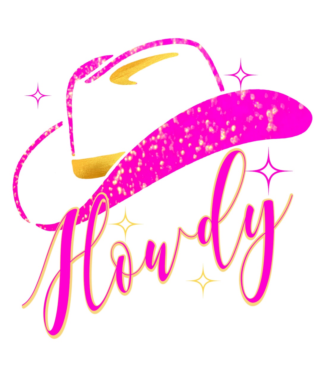 Howdy Pink Cowgirl PNG Digital Download - Etsy