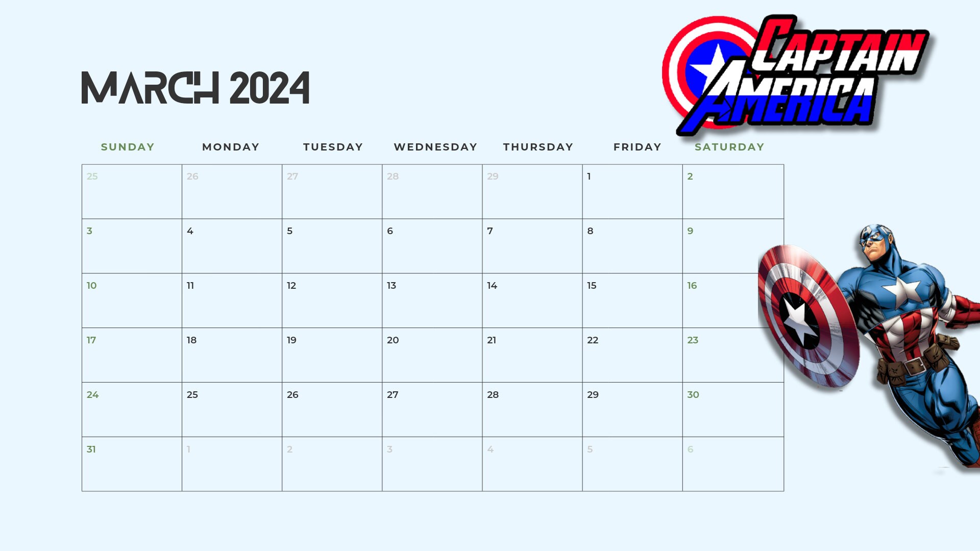 Marvel Avengers 2024 Calendar and Monthly Planner - Etsy