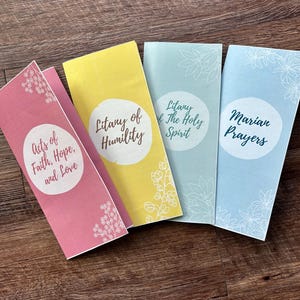 Catholic Prayer Card Bundle | Confirmation, RCIA, First Holy Communion ...