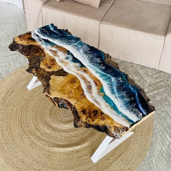 Cedar Epoxy Table - Etsy