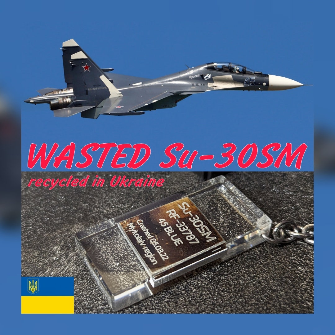 Ukraine Keychain Tag SU 30 Skin Keychain SU 34SM SU 30SM - Etsy