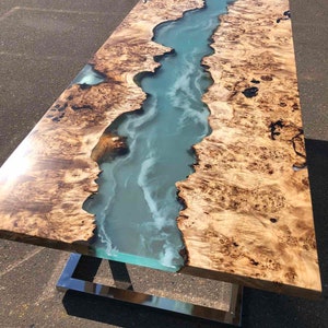 Epoxy River Dining Roomtable, Large Conference Table, Unique Resin ...