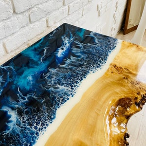 Live Edge Entryway Tables, Console Tables, Custom Epoxy Resin Console ...