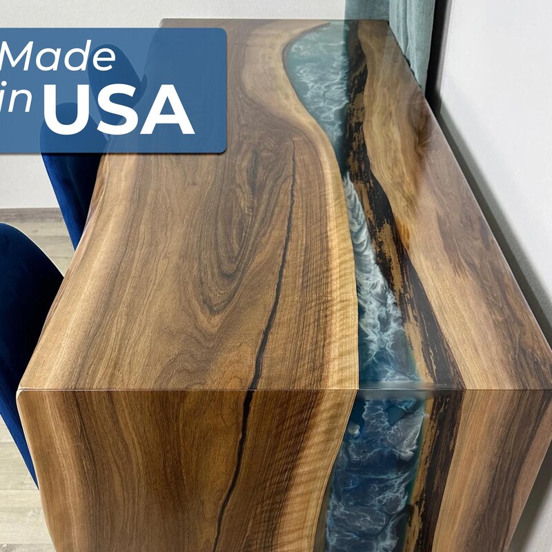 Epoxy Office Desk - Etsy