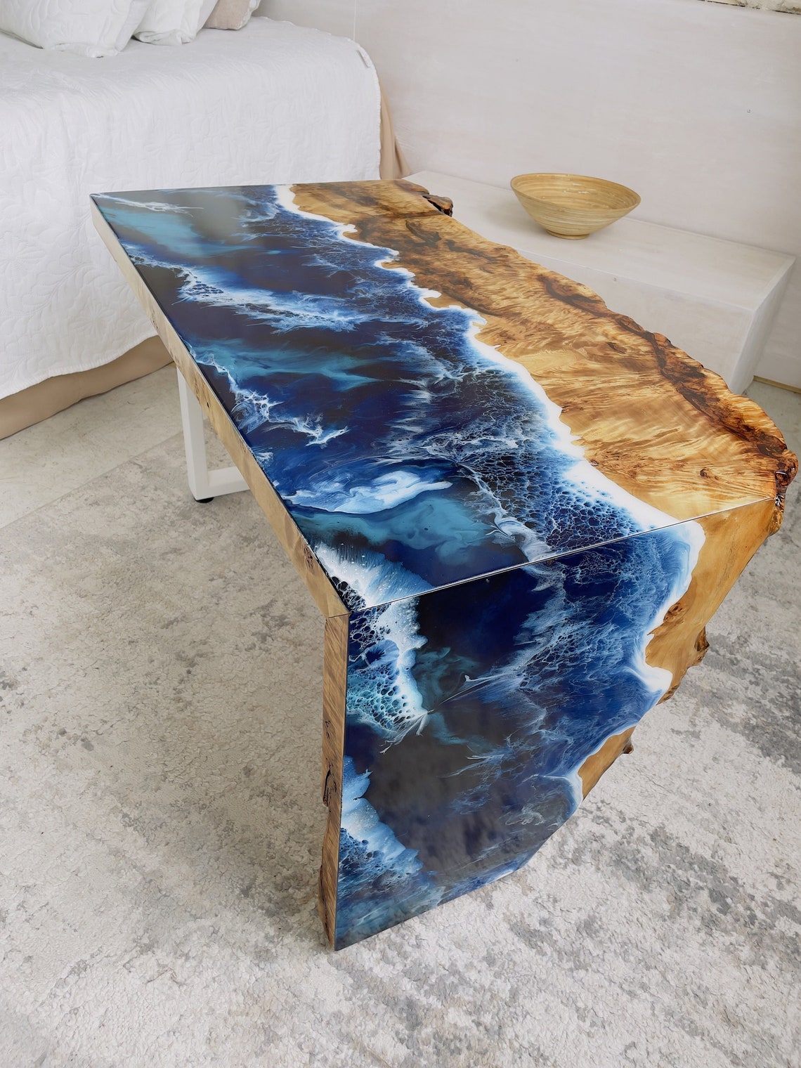 Resin Coffee Table Custom Wood Coffee Table Epoxy Resin - Etsy