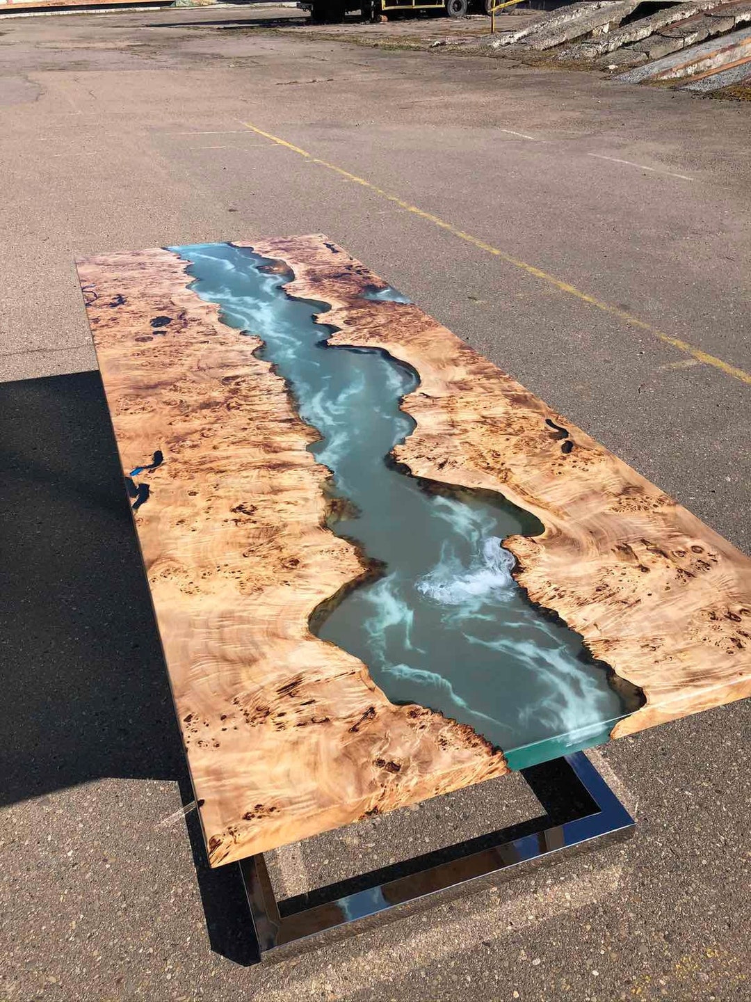Epoxy River Dining Roomtable, Large Conference Table, Unique Resin ...