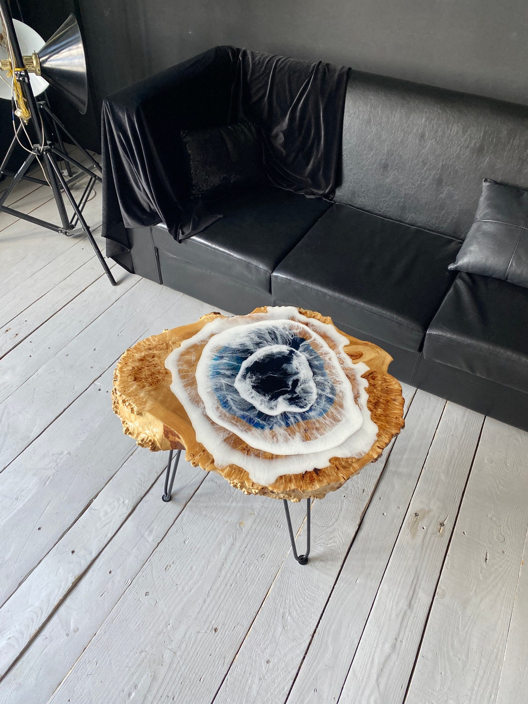 Epoxy Resin Coffee Table Live Edge Coffee Eable Epoxy Coffee - Etsy