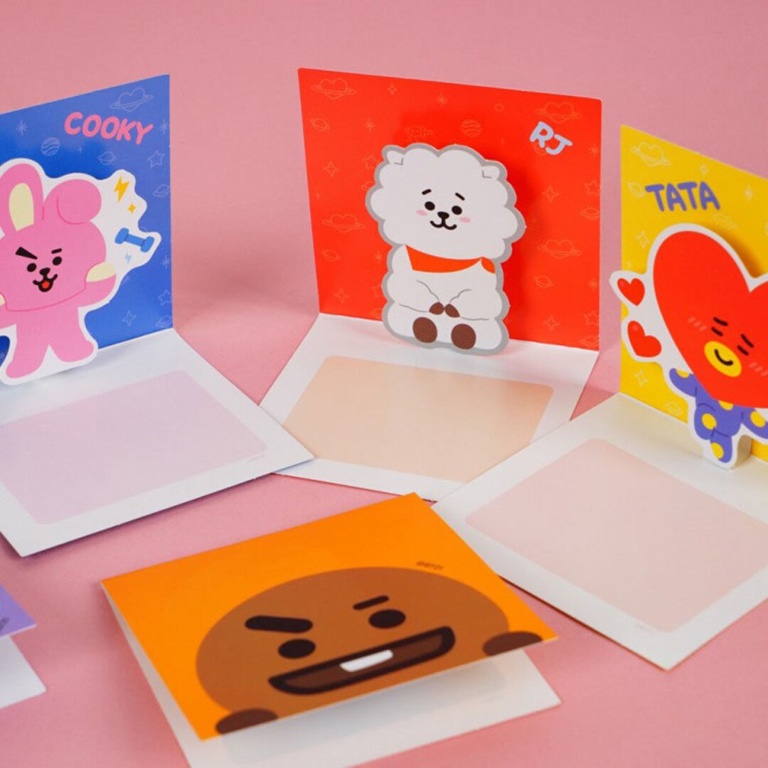 BT21 Greeting Cards-pop-up Card. Perfect for Any Occasion . - Etsy