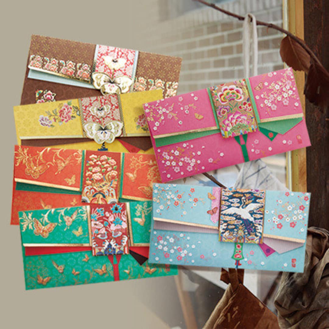 Korean Traditional Pattern Envelopes. for Invitations. for Tickets ...