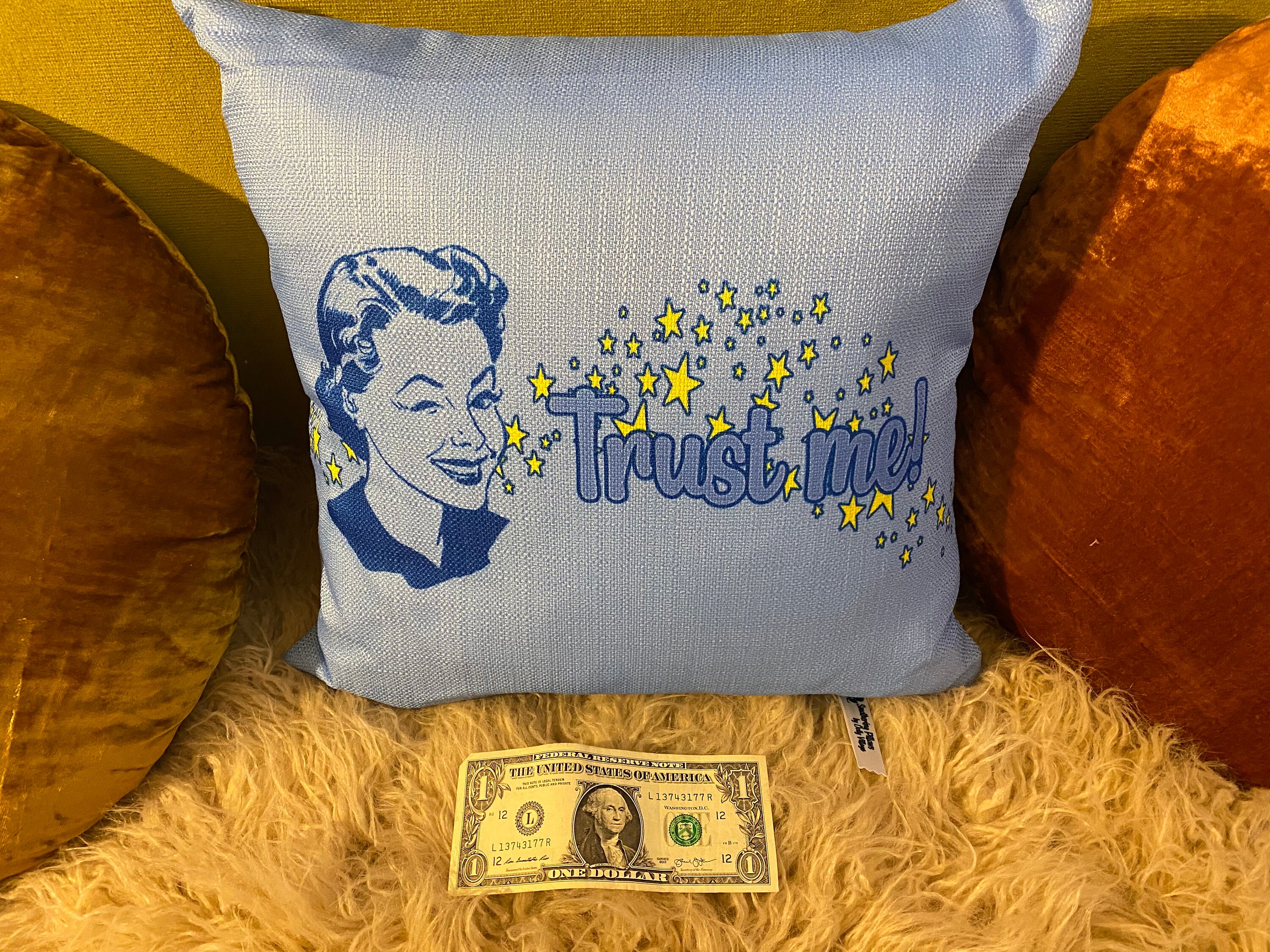 The Trust Smothering Pillow Novelty Pillow Dark Humor - Etsy