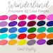 Wonderland/ 30 Color Palette for Procreate / Bright & Fun Color Palette ...
