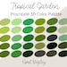 Tropical Garden/ 30 Procreate Color Palette / Green Color Palette ...