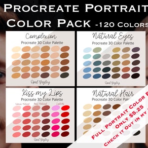 Natural Eyes Procreate Color Palette /blue Eyes - Green Eyes - Brown ...