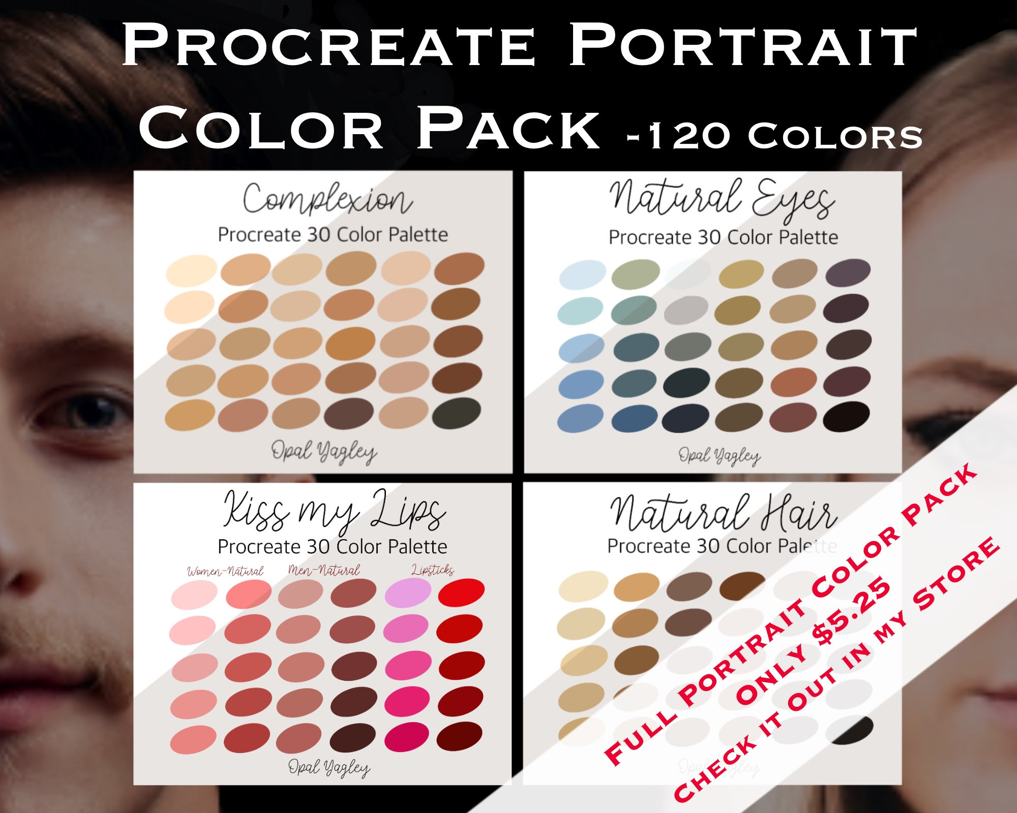 Kiss My Lips Procreate Color Palette / Natural Lips Colors /men Lips ...