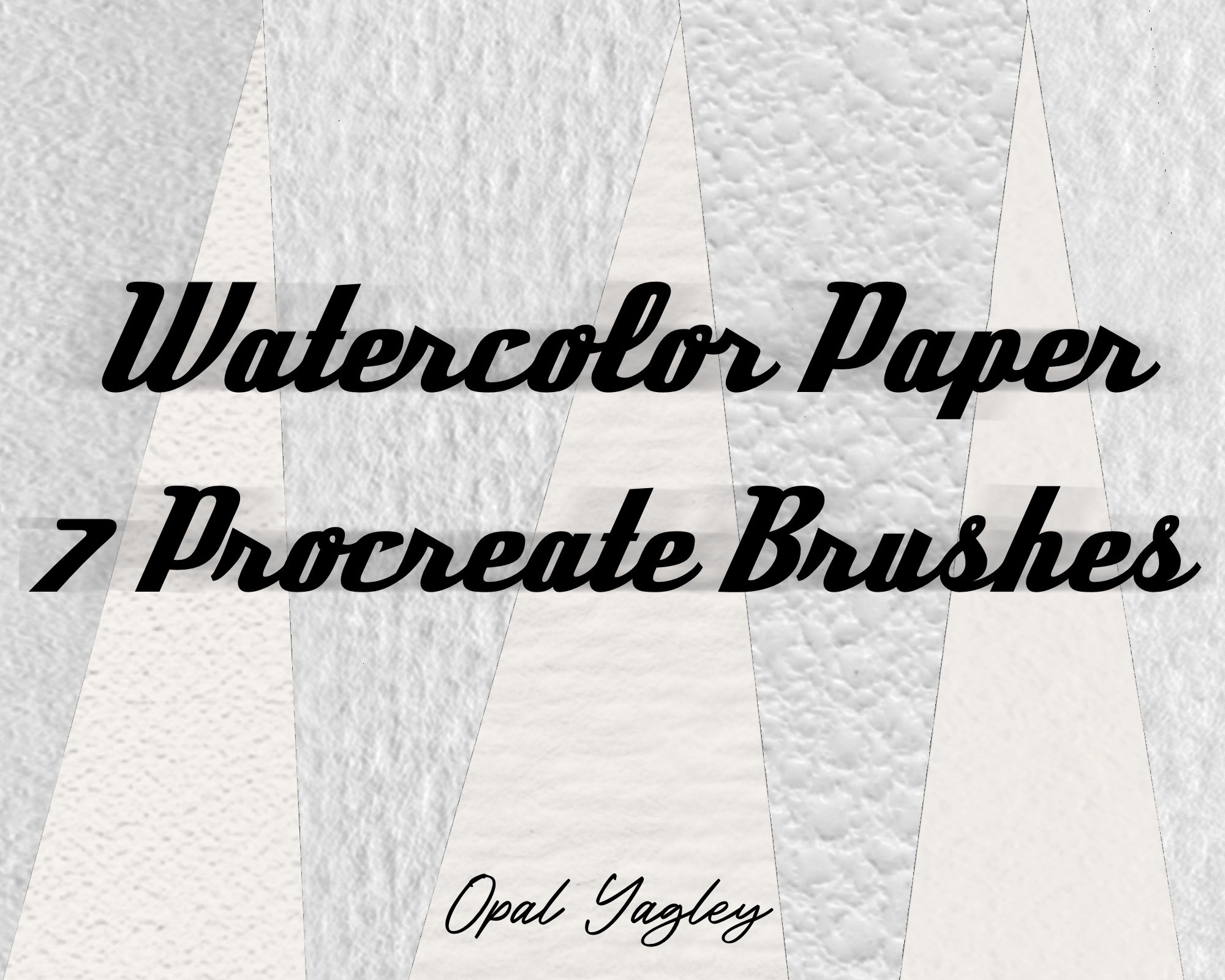 Watercolor Paper Procreate Brushes / 7 Paper Textures Brushes / Free 10 ...