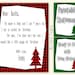 Printable Christmas Stationery/ Red and Green Check Pattern Christmas ...