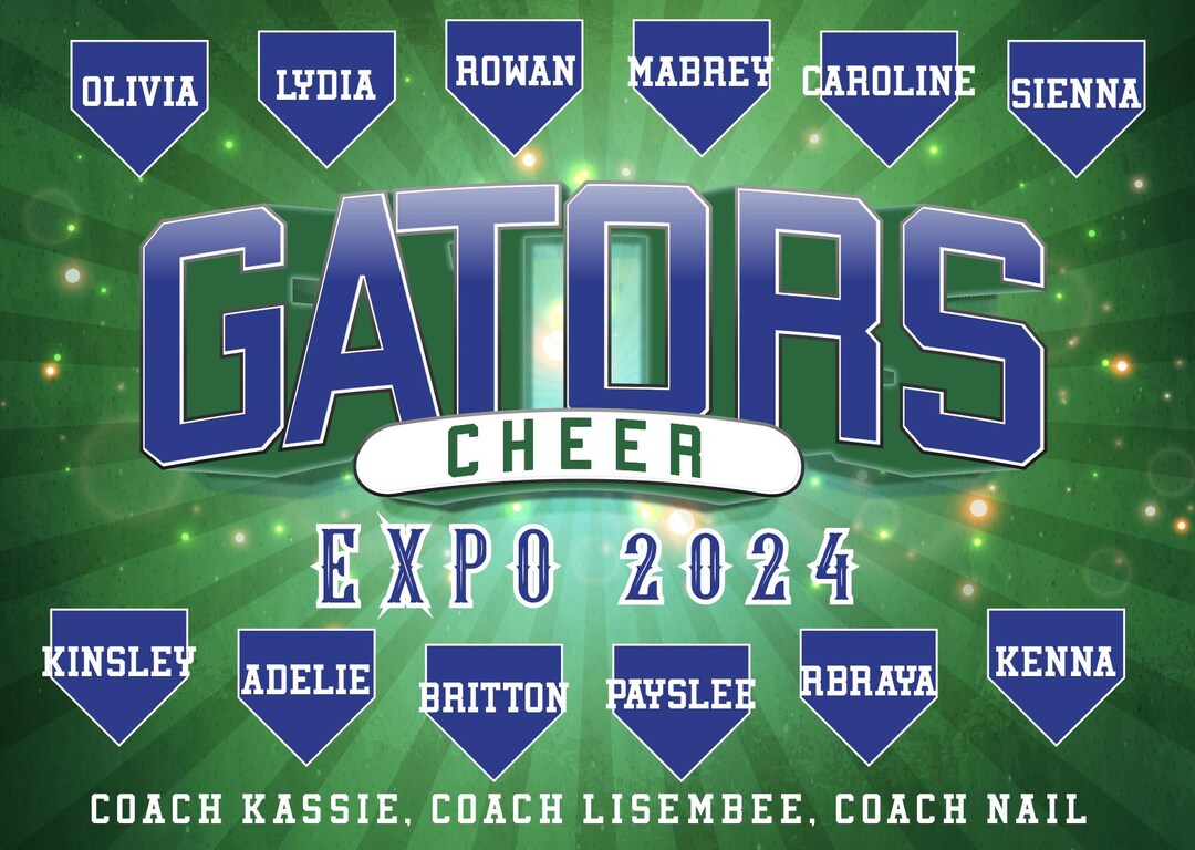 Cheer Banner, Cheer Banners, Cheer Team Banner, Team Banners, Custom ...