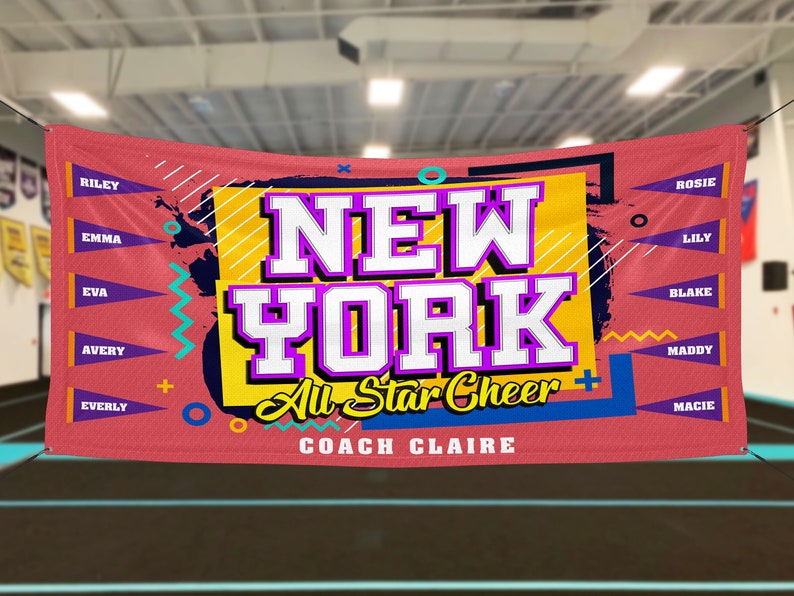 Cheer Banner Cheer Banners Cheer Team Banner Team Banners - Etsy
