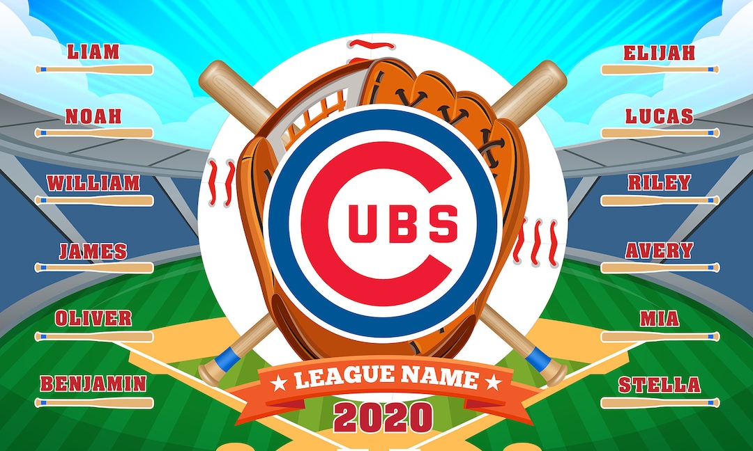 Custom Cubs Baseball Team Vinyl Banner - Etsy