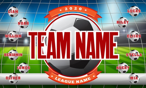 Soccer Banner Soccer Banners Soccer Team Banner Team | Etsy