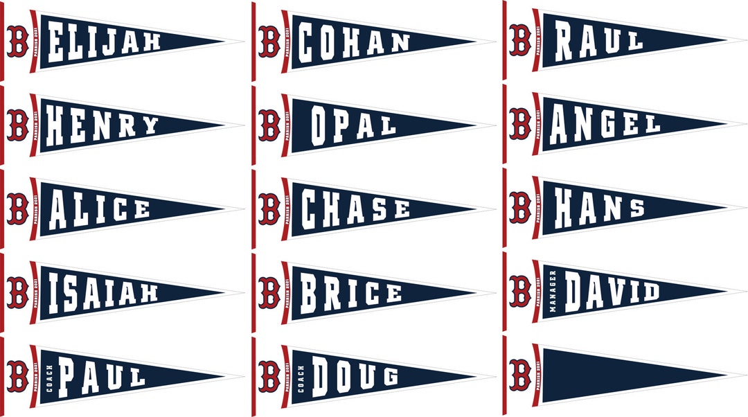 Vinyl Pennants, Baseball Pennants, Baseball Triangle, T-ball Banner ...