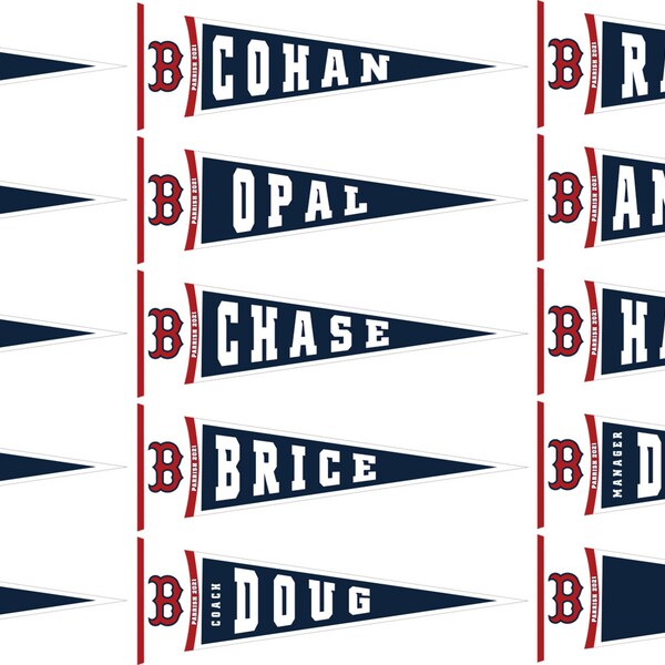 Baseball Pennants - Etsy