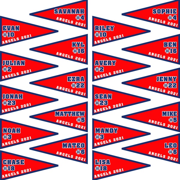 Baseball Pennants - Etsy