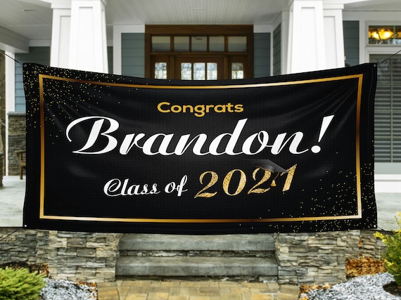 Graduation Banner High School Banner School Banner Vinyl | Etsy