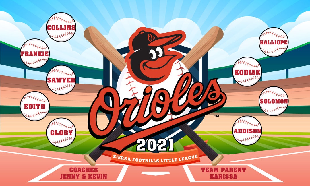 Orioles Baseball Banner Tball Banner Orioles Banner Baseball Banner ...