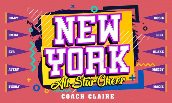 Cheer Banner Cheer Banners Cheer Team Banner Team Banners - Etsy