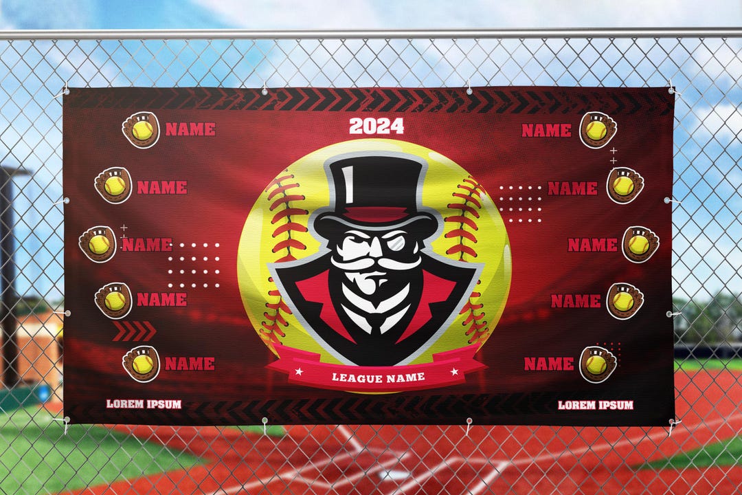 Custom Softball Team Vinyl Banner: Austin Peay Governors - Etsy