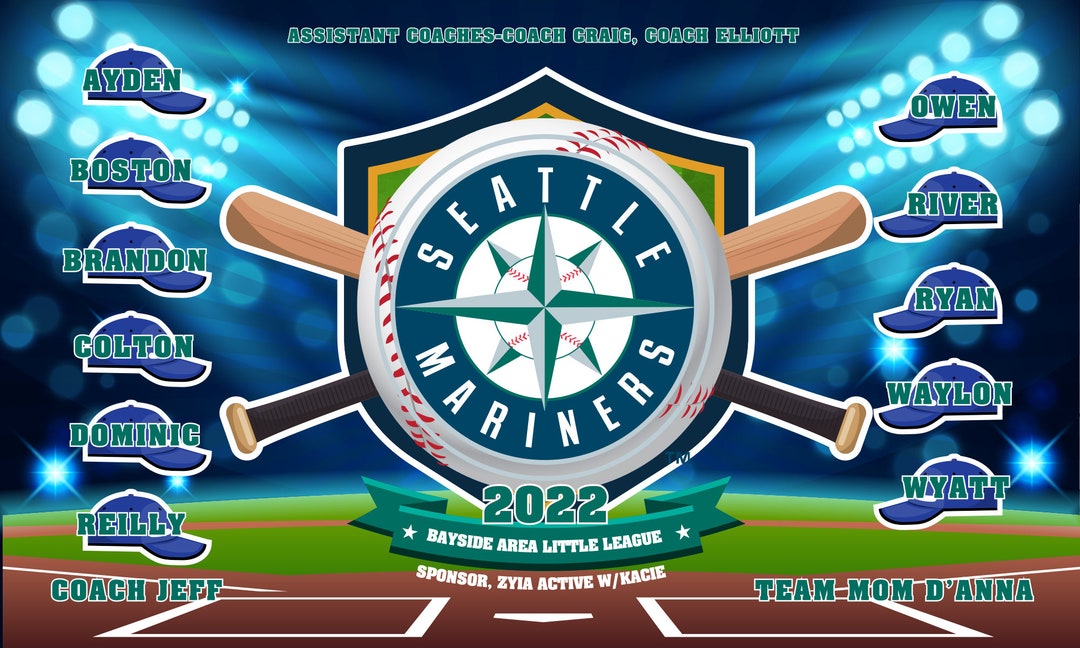 Mariners Baseball Banner Tball Banner Mariners Banner Baseball Banner ...
