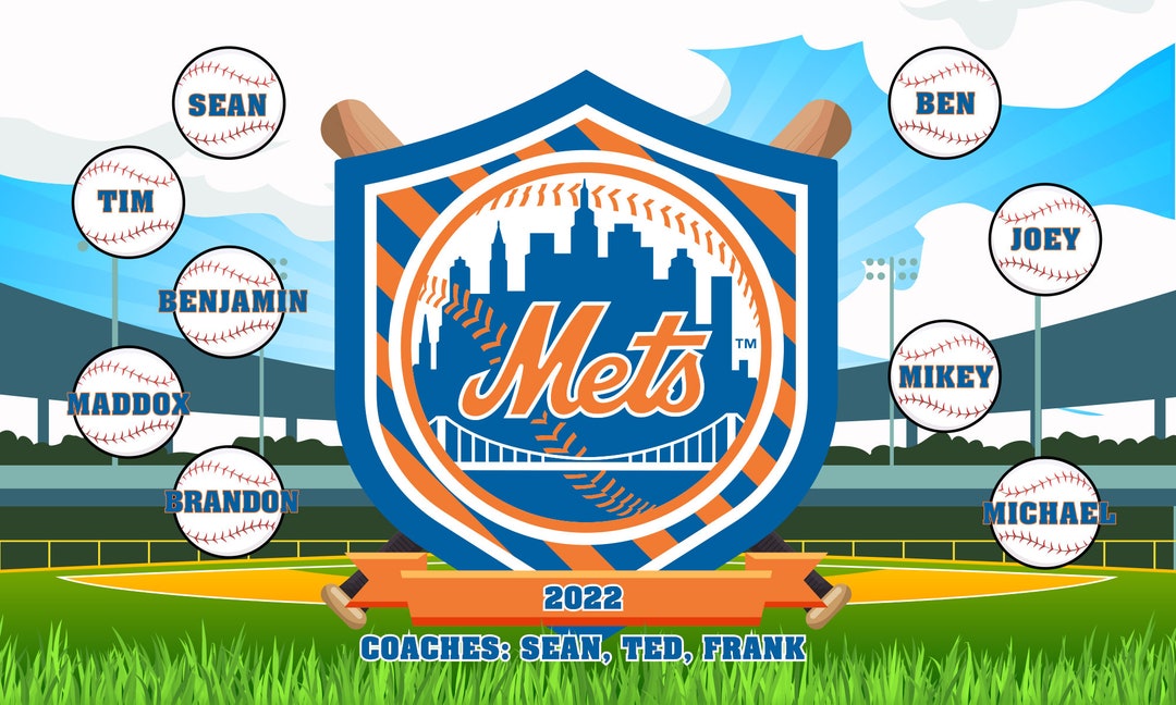 Mets Baseball Banner Tball Banner Mets Banner Baseball Banner Team ...