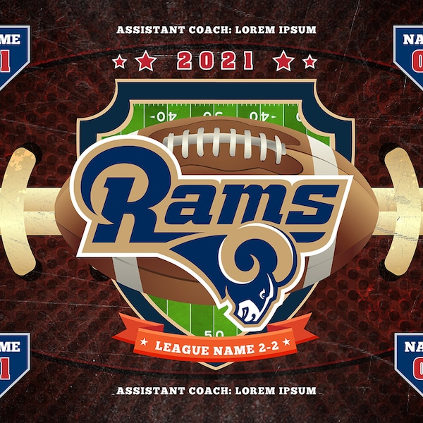 Rams Football Banner - Etsy