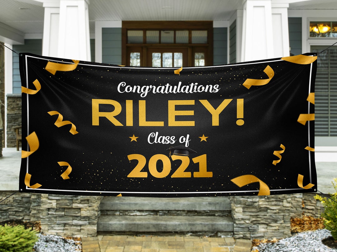 Graduation Banner High School Banner School Banner Vinyl Banner Banner ...