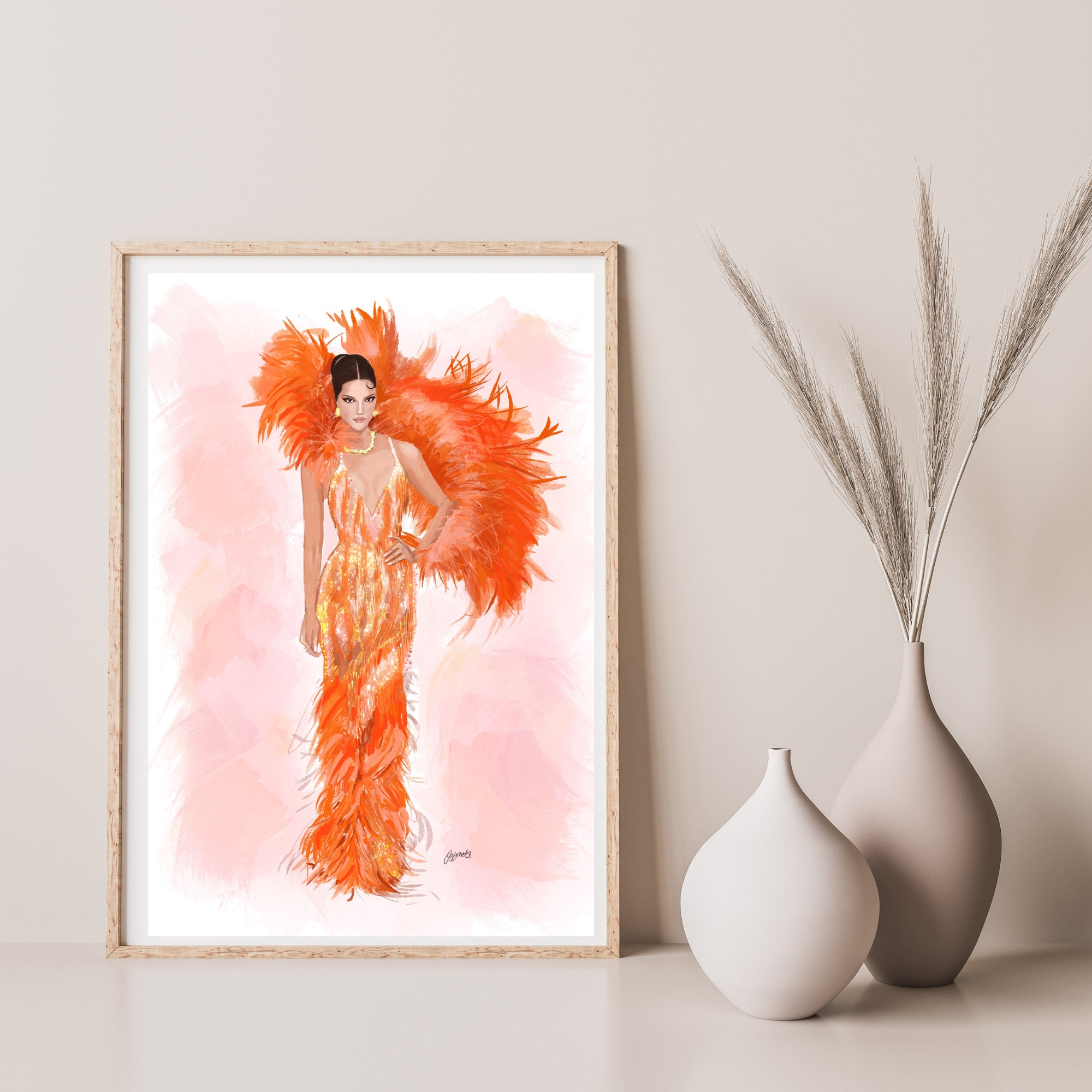 Kendall Jenner Dress Kendall Jenner Poster Kendall Jenner - Etsy