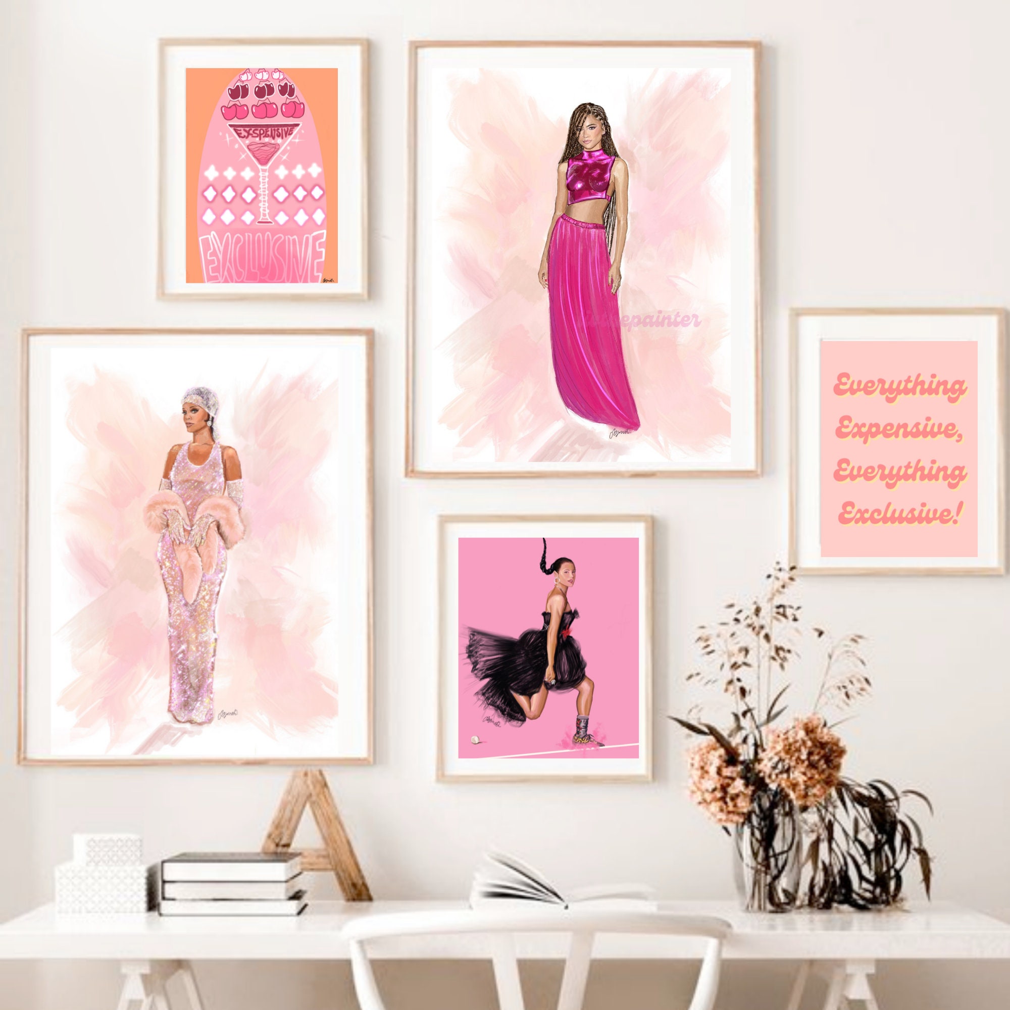 Zendaya Print Art Print Fashion Art Print Zendaya Poster - Etsy