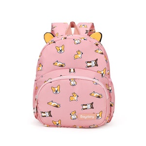 Cute Corgi Dog Backpacks for Girls Boys School Backpack School Bags for ...
