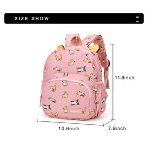 Cute Corgi Dog Backpacks for Girls Boys School Backpack School Bags for ...