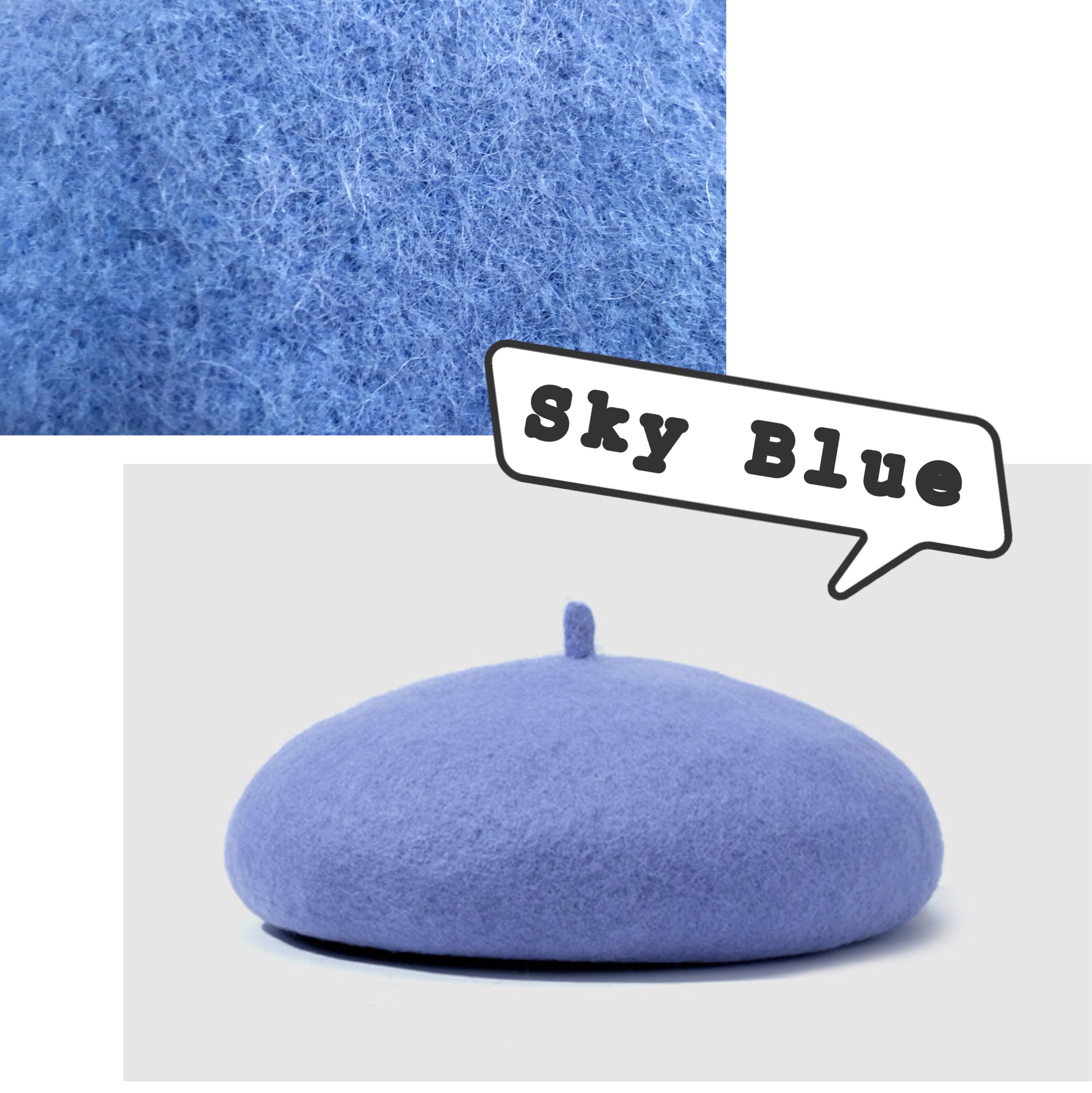 Classic Wool Beret With Adjustable Cap /australian Wool Beret/ | Etsy