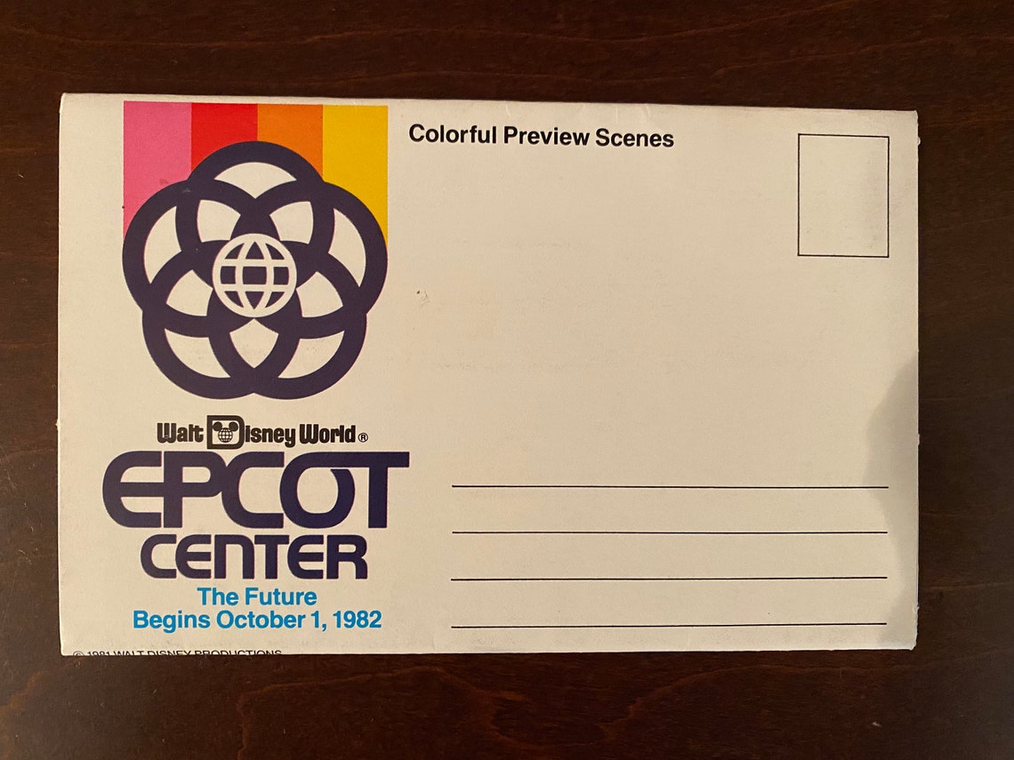 Walt Disney Epcot Center Book and Preview Scenes - Etsy