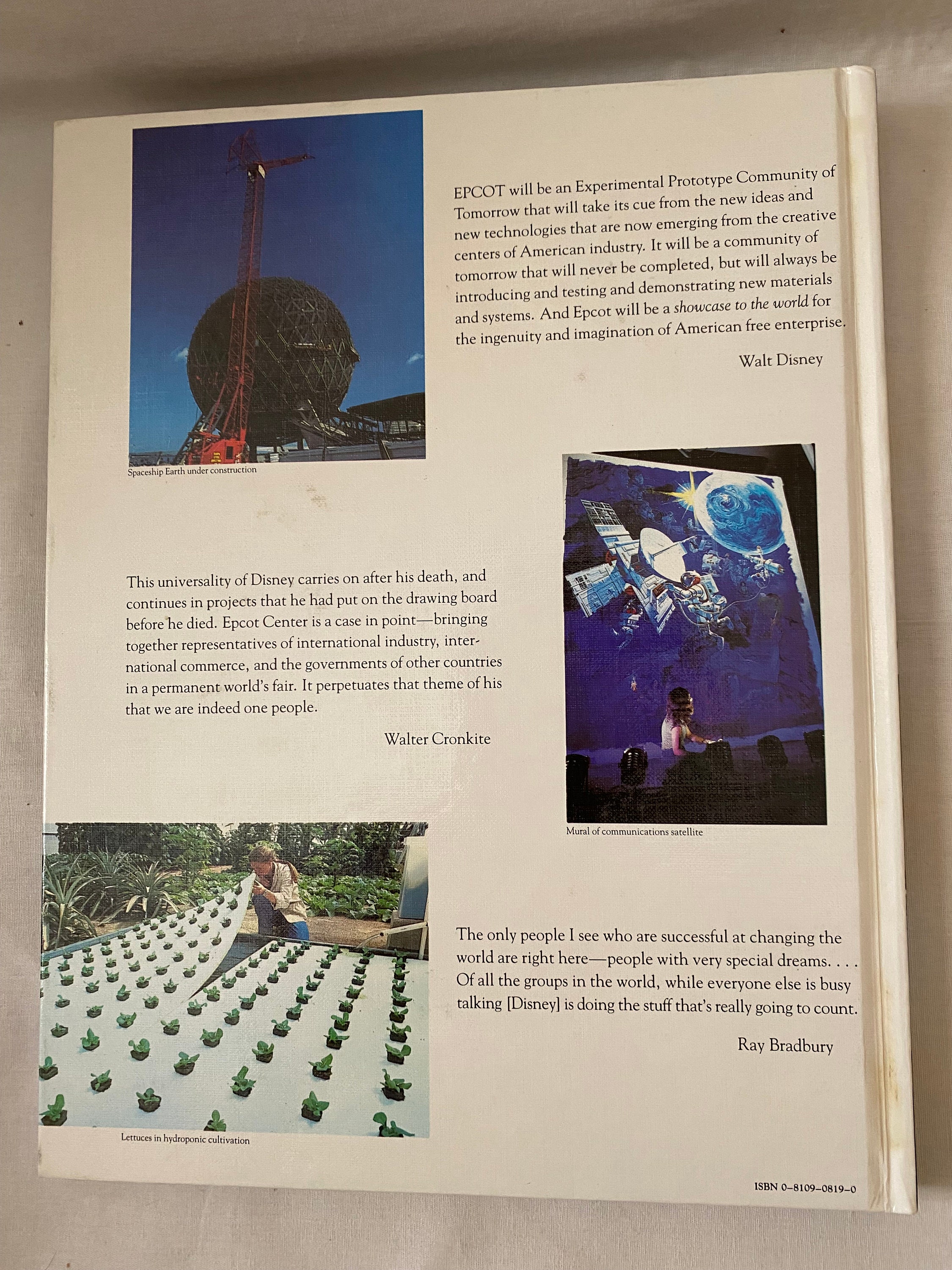 Walt Disney Epcot Center Book and Preview Scenes - Etsy