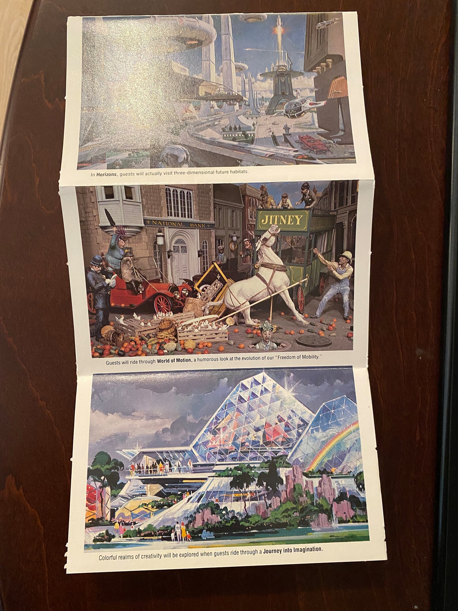 Walt Disney Epcot Center Book and Preview Scenes - Etsy