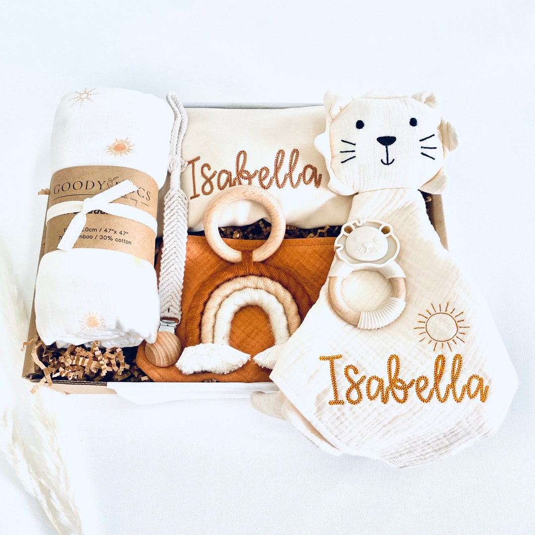 Personalized Baby Gift, Newborn Baby Gift, Baby Gift Basket, Hand ...